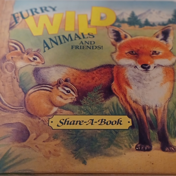 share a book | Other | Furry Wild Animals And Friends Share A Book ...